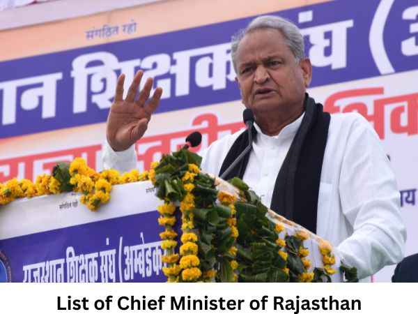 राजस्थान के मुख्यमंत्रियों की सूची (List of Chief Minister of Rajasthan ...
