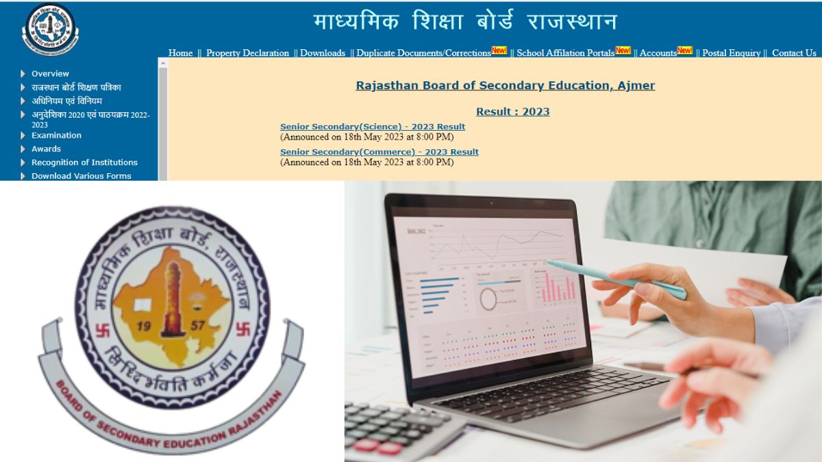 RBSE 12th Science Result 2023: राजस्थान बोर्ड 12वीं साइंस रिजल्ट 2023 ...