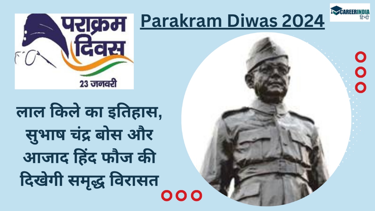 Parakram Diwas 2024 उत्सव में लाल किला इतिहास,सुभाष चंद्र बोस और आजाद ...